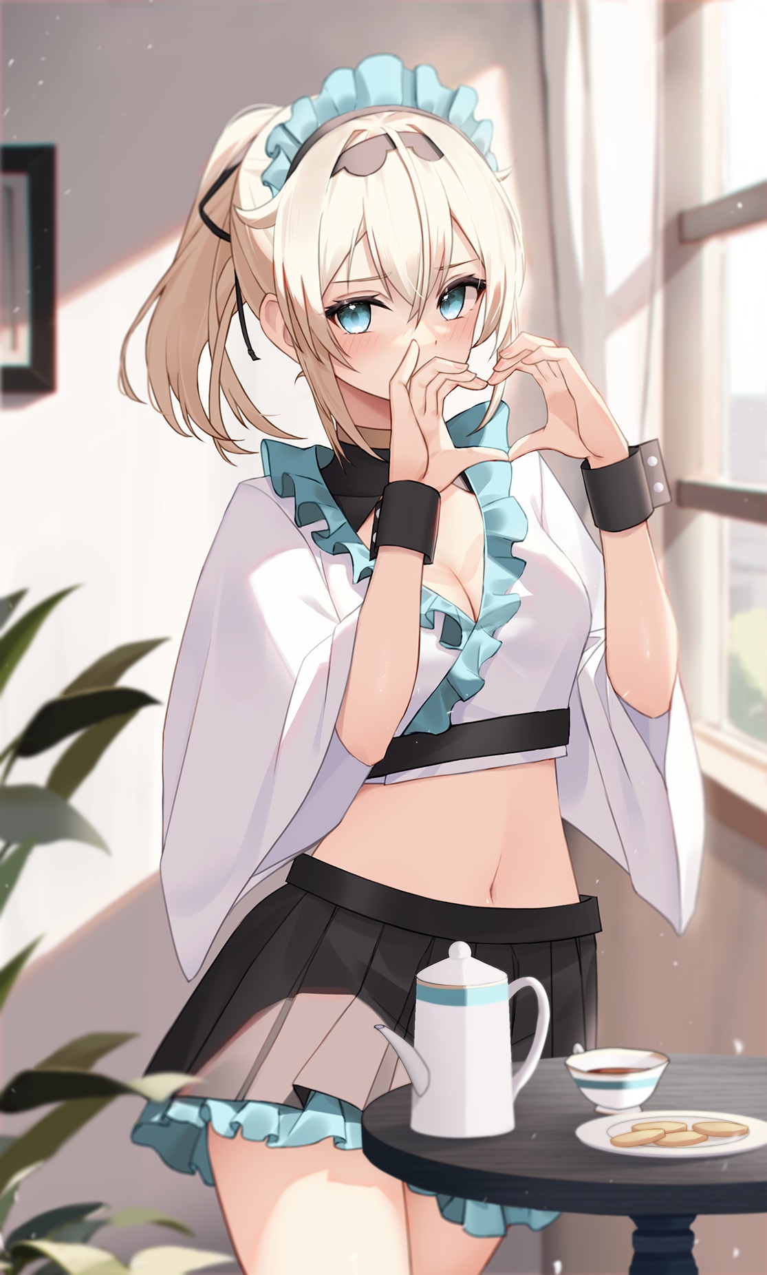 thomas 8000 hololive kazama iroha cleavage maid wa maid | #1080789 | yande.re